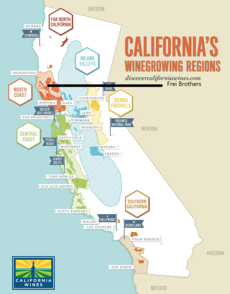 Frei Brothers, Sonoma, Californien - Lundens Vin Kompagni A/S